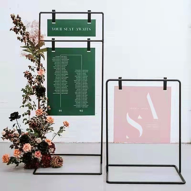 Promotional Display Card Poster Market Display Frame Advertising Rack ...