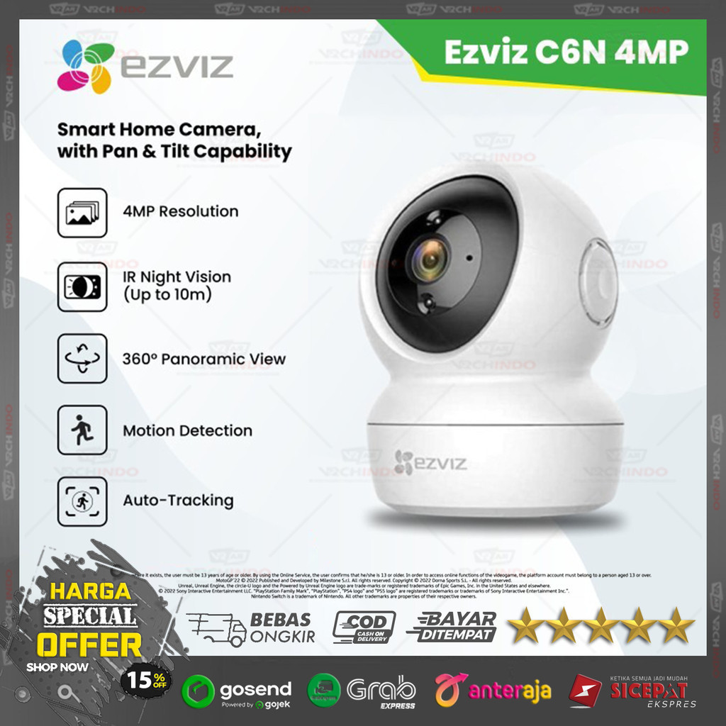 EZVIZ C6N Series - 2MP 1080p Full HD / 4MP 2K UHD Resolution | CCTV ...