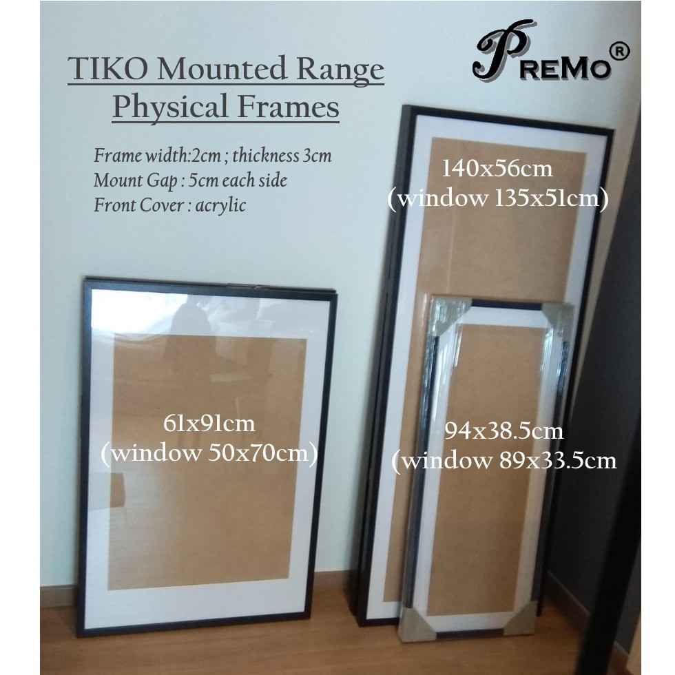 PREMO Mounted A5 / A4 / A3 Photo Frame - Frame with extra Mounting Mat ...