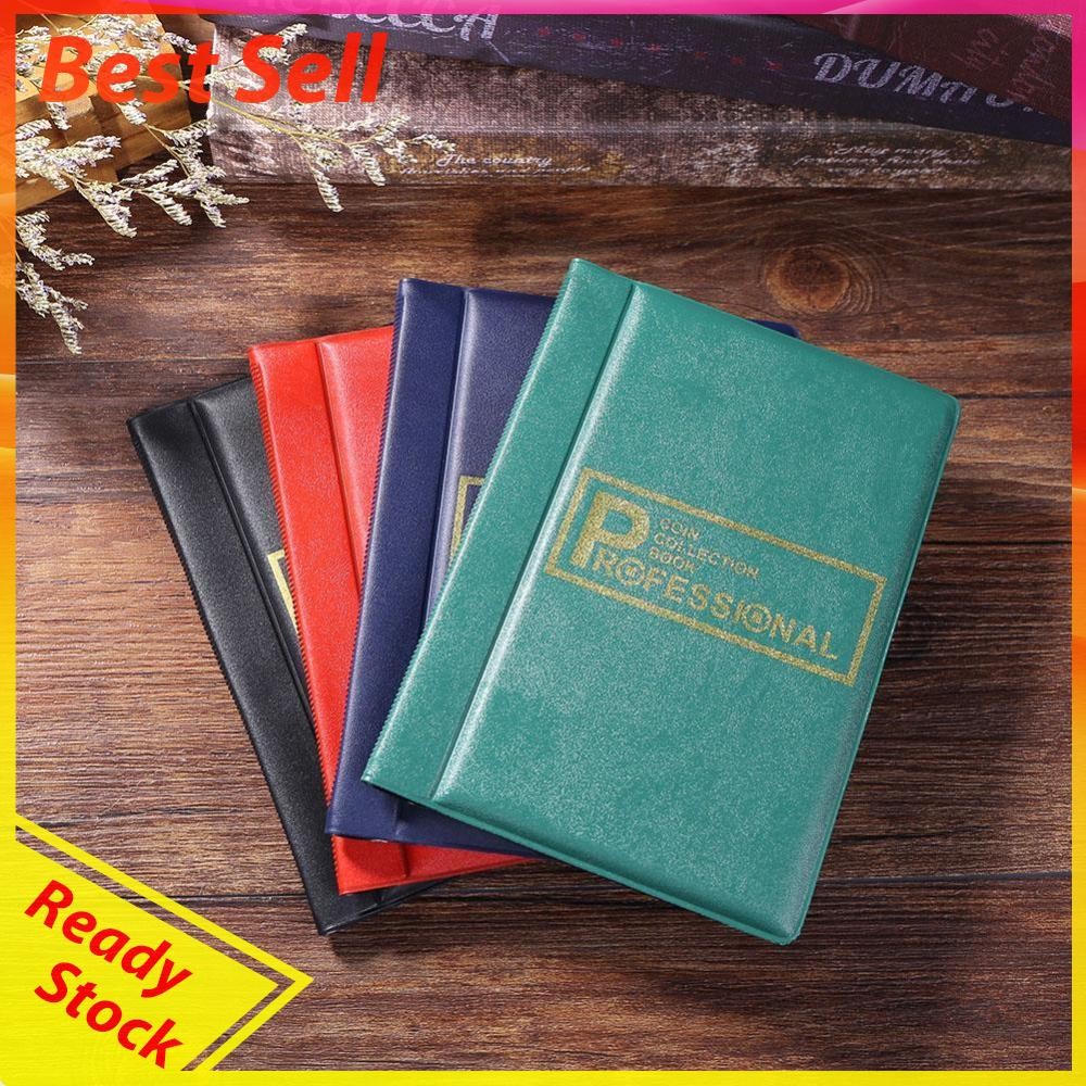 120 Pockets Mini PVC Coins Album Collection Book Penny Commemorative ...