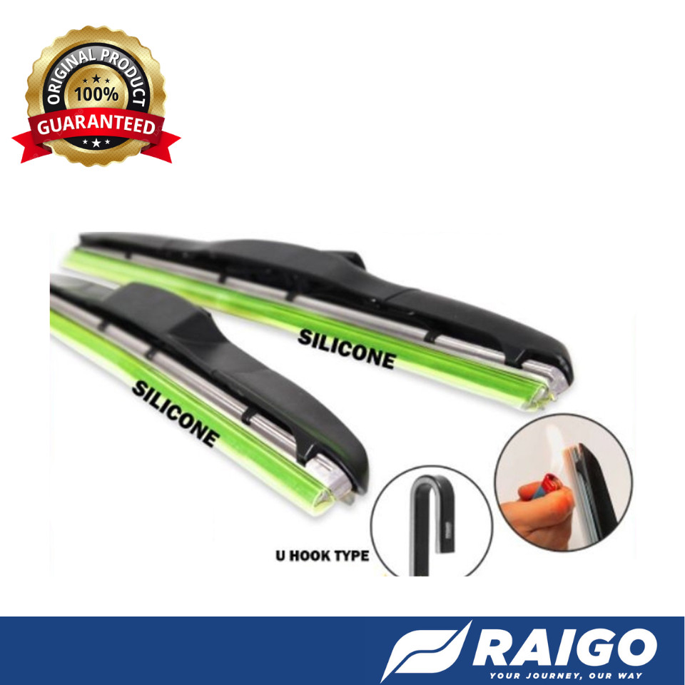 RAIGO Premium Silicone Wiper Blades (21"+19") , Isuzu D-Max Dmax (Year ...