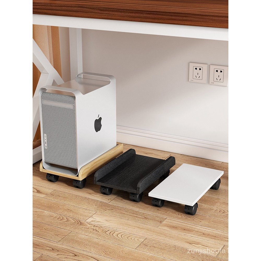 Desktop Computer Under Desk Mainframe Bracket Movable Wheels Placement ...