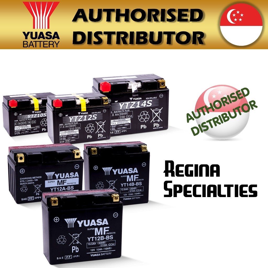 (Self-collect Only)YUASA Motorcycle Battery (Authorised Official SG ...