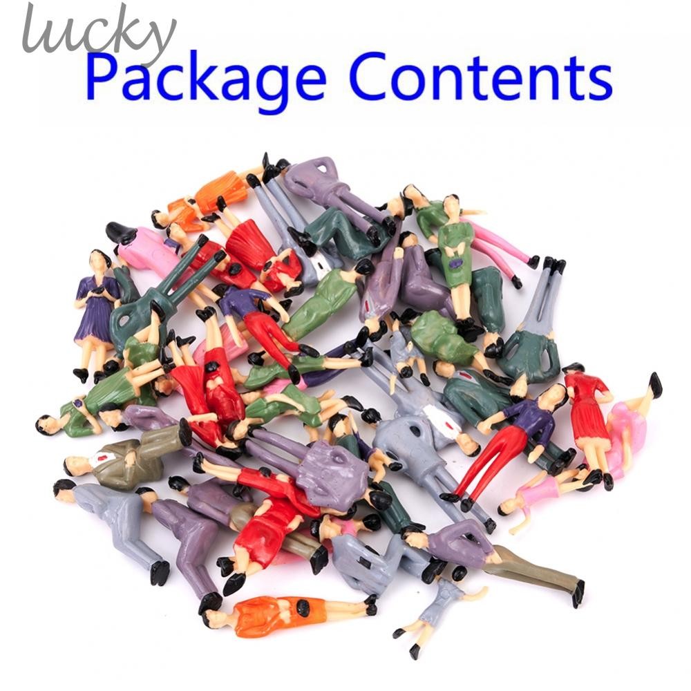 50 X Scale Plastic Models 1:32 People Sitting Standing Figures ...