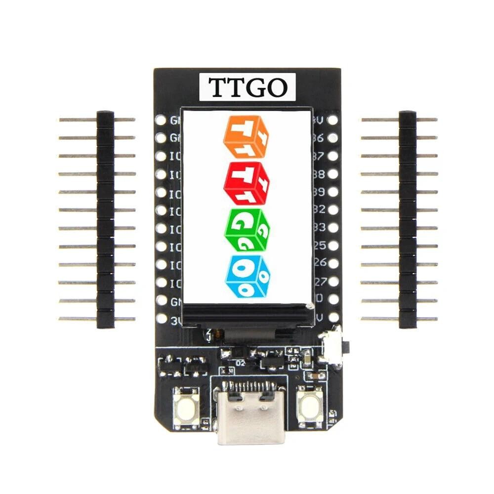 LILYGO TTGO T-Display ESP32 CH9102F WiFi bluetooth Module 1.14 Inch LCD Development Board ...