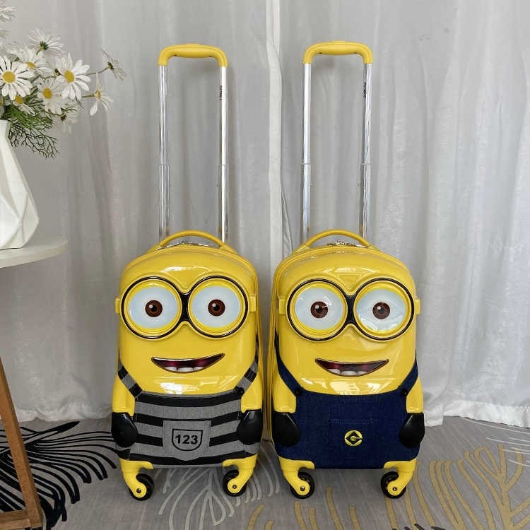 18 inches Luggage Minion/Despicable Me Children's Ultra-Light Silent ...