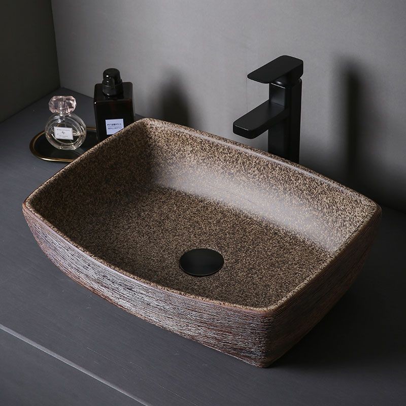 Industrial Style Countertop Wash Basin Retro Art Counter Basin ...