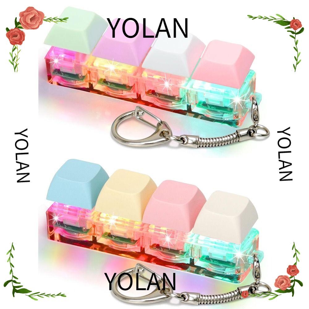 YOLANDAGOODS1 Keyboard Fidget Toys, Fun Toys with Keychain Keyboard ...