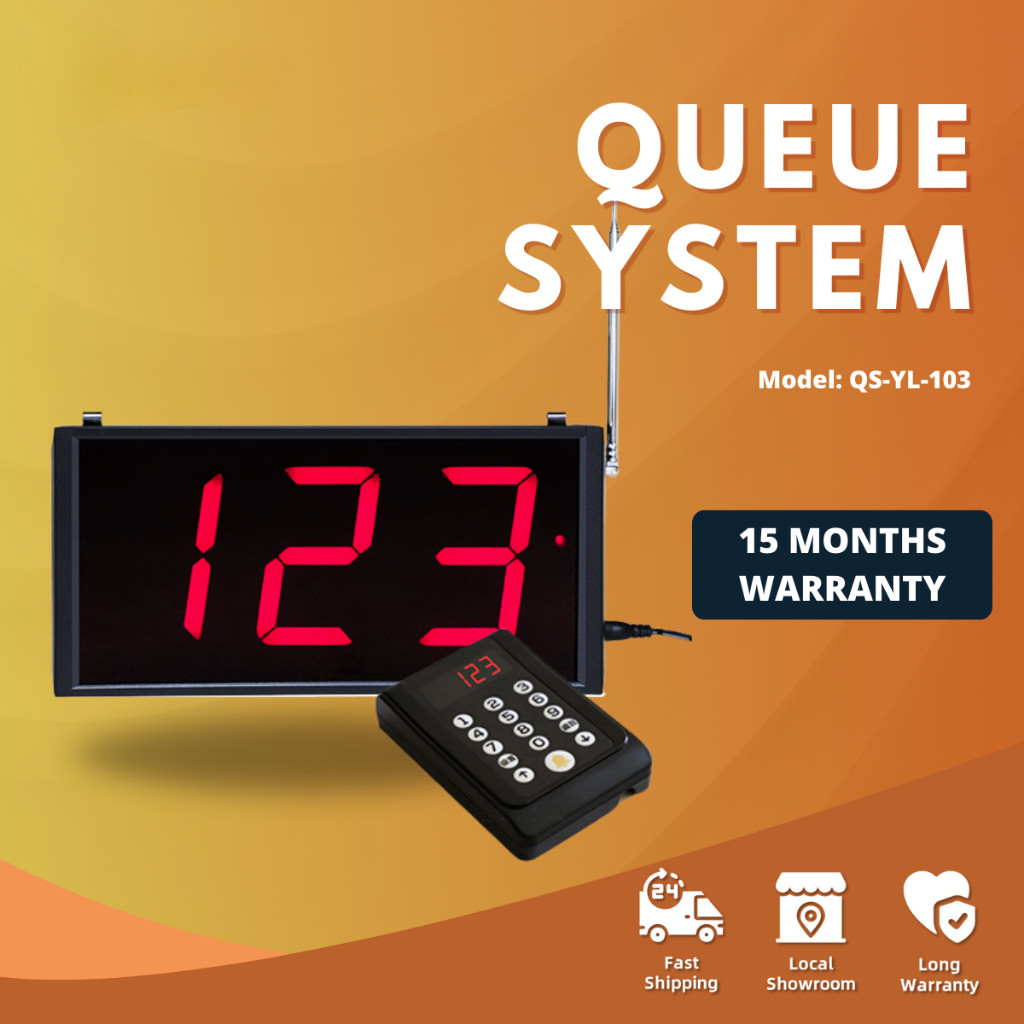 Wireless Queue System / 3-Digit Wireless Call System / Wireless ...