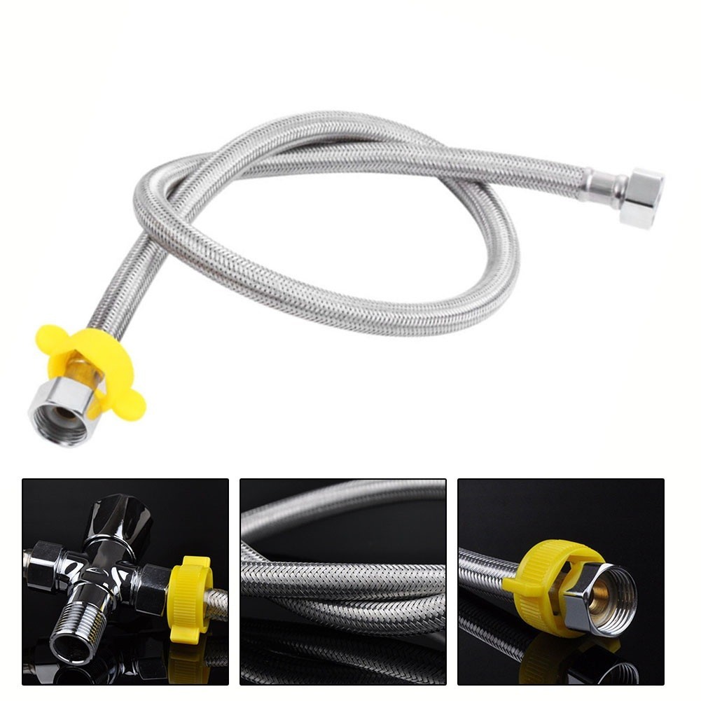 [POPM]stainless Steel Plumbing Explosion-Proof Flexible Braided Hose ...