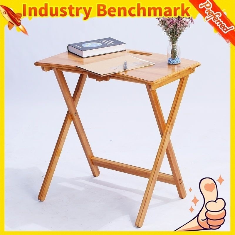 Portable Folding Table Study Table Camphor Pine Table Small Folding ...