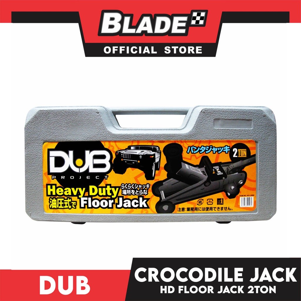 Dub Hydraulic Floor Jack Crocodile Jack 2 Ton with Case (Silver ...