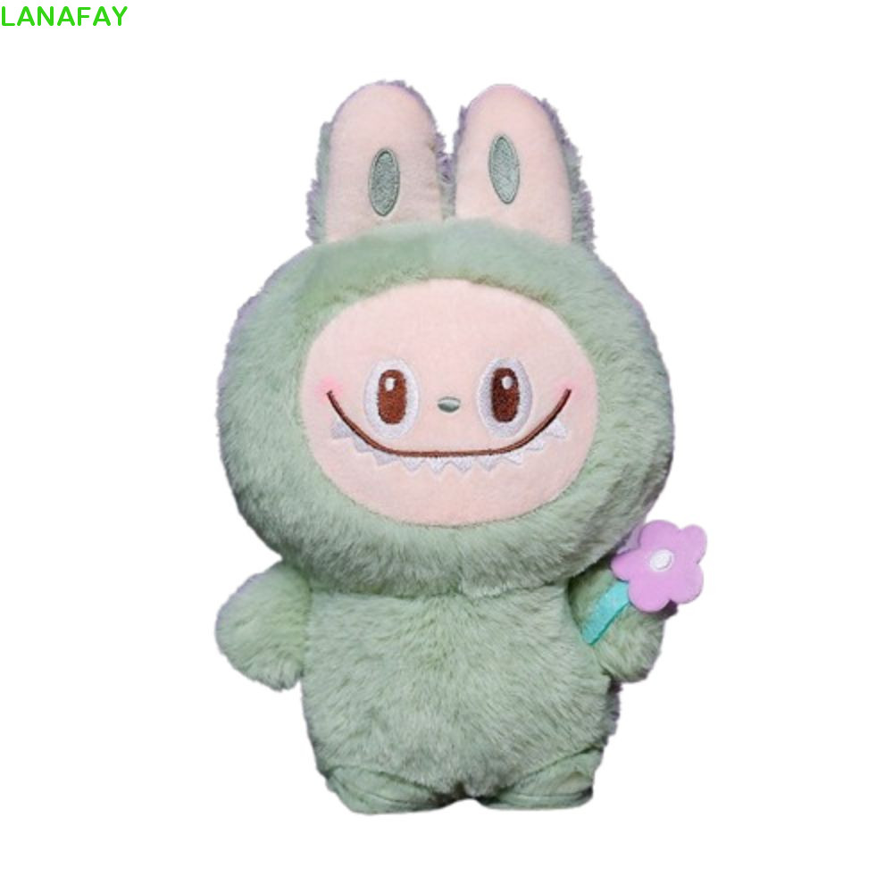 LANAFAY Labubu Time Plush Toy, Flowers Cute Labubu Plush Stuffed Doll ...