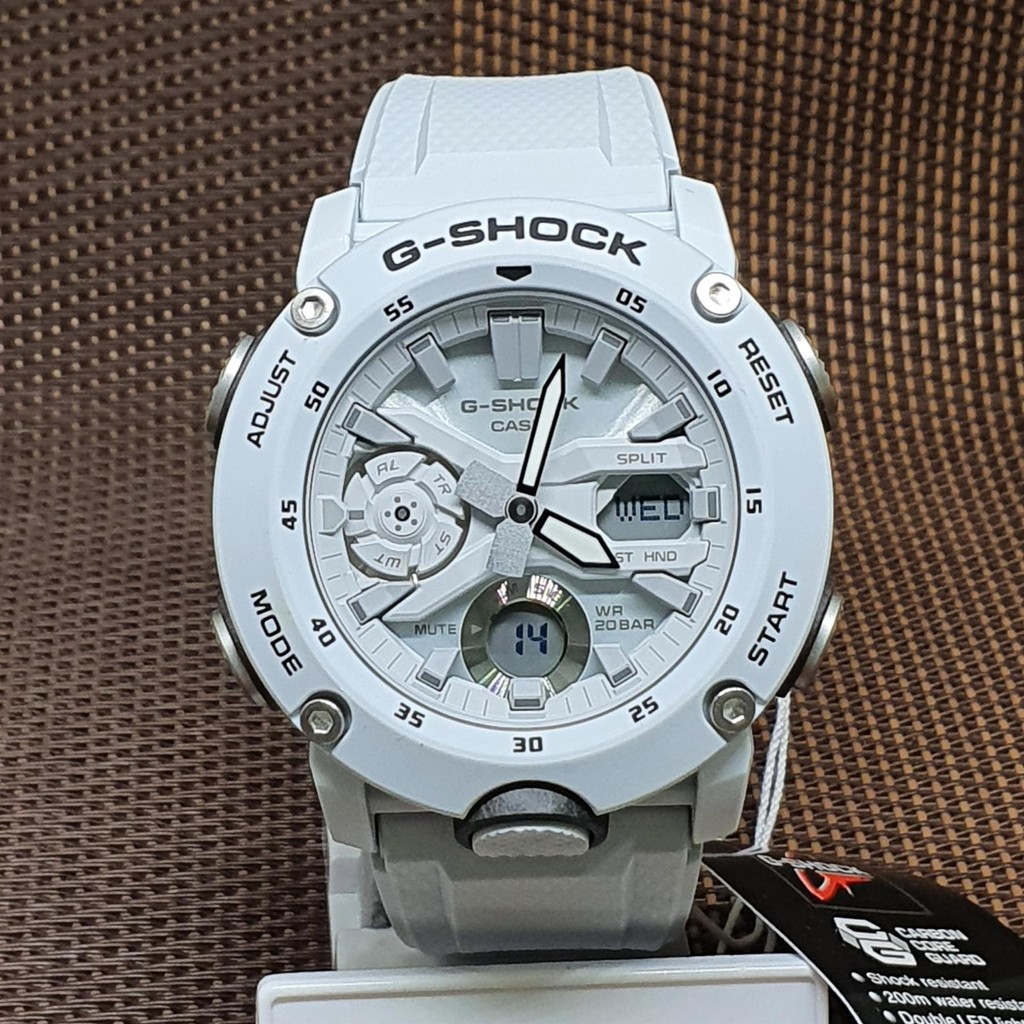 Casio G-Shock GA-2000S-7A Multidimensional Monotone Analog Digital Men ...