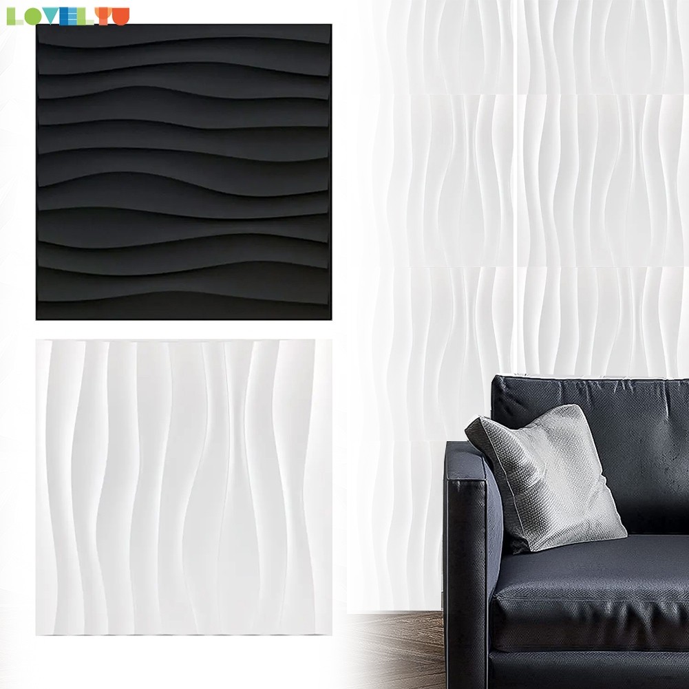 hot| 30x30cm Wall Renovation 3D Wall Panel Sticker Art Tile Room ...