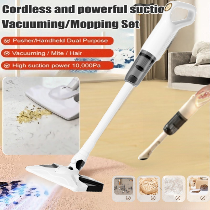 Easy to Sterilize and Remove Mites[Wireless Vacuuming and Mopping] High ...
