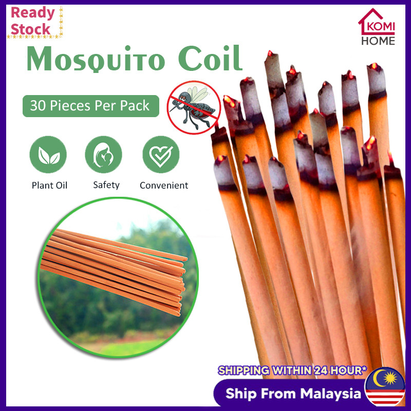 30PCS Aromatherapy Mosquito Killer Natural Incense Burner Accessories ...