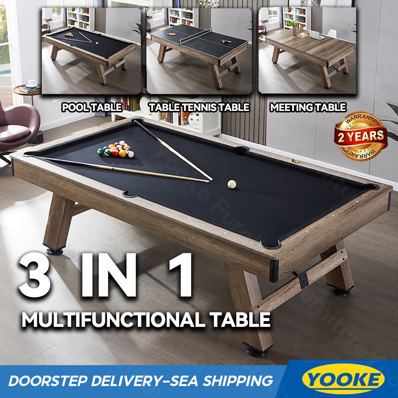 Billiards Table 3 IN 1 Office Table American Standard Multi-function ...