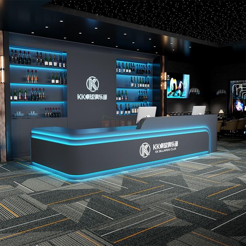 Industrial Style Billiard Hall ktv Cashier Counter Bar Internet Cafe ...