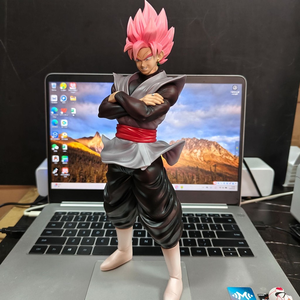 Dragon Ball Super Zamasu XENO as Super Saiyan Rose Statue Figure Model ...