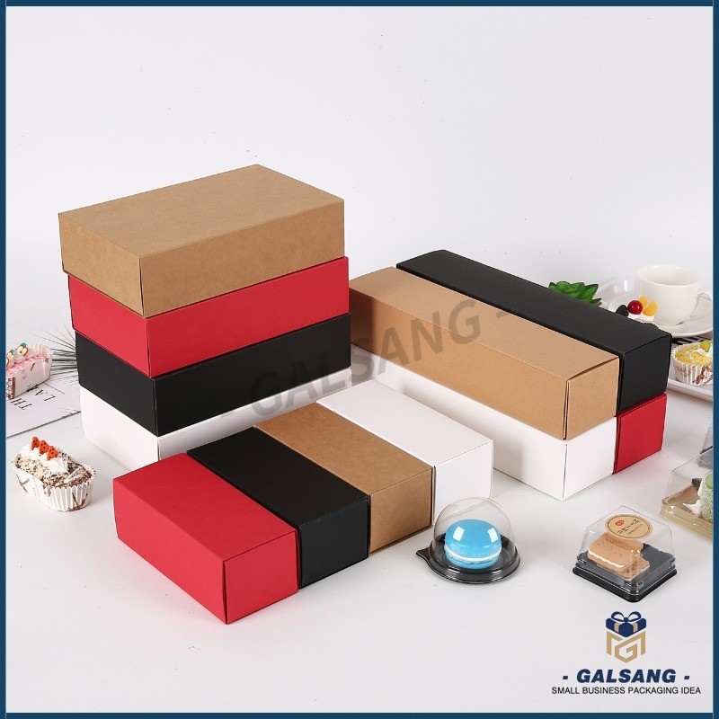 [20pcs/pack] Folding Kraft Paper Drawer Gift Box For Present ...