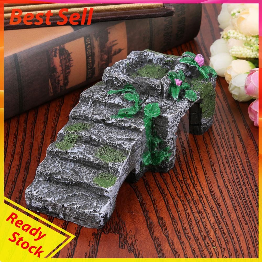 Resin Turtle Reptile Platform Basking Ramp Tank Water Aquatic Climb ...
