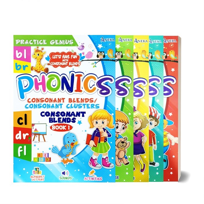 Practice Genius Let's Have Fun With Consonant Blends Phonics Consonant ...