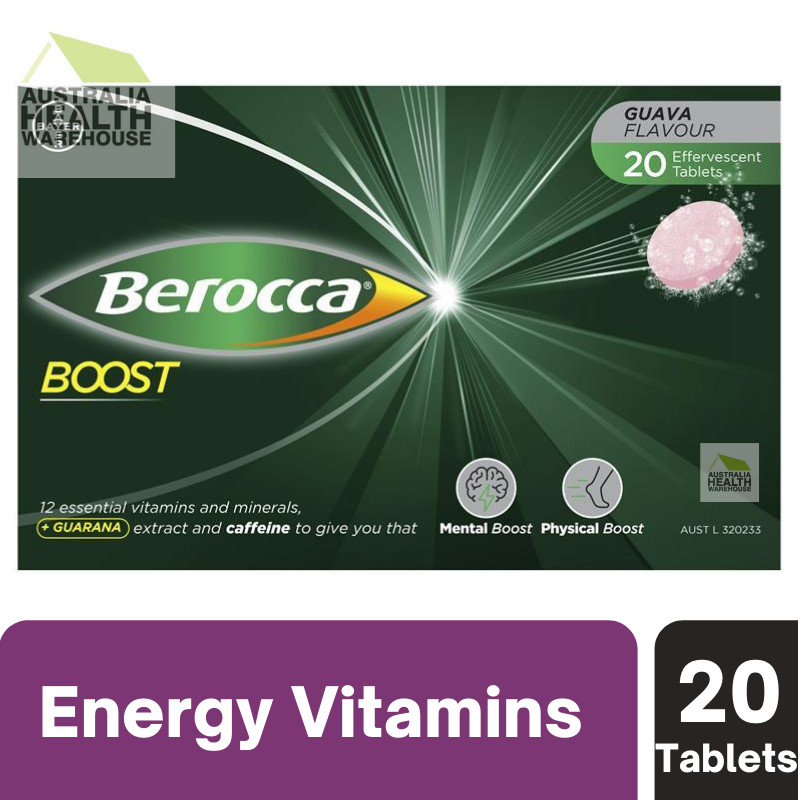 [Expiry: 06/2026] Berocca Boost Energy Vitamin With Guarana 20 ...
