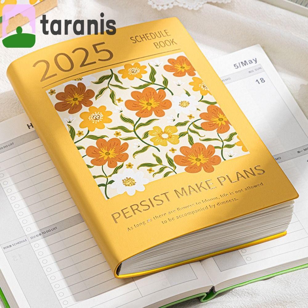 TARANIS 2025 Schedule Planner Notebook, A5 12 Months Diary Writing Pads ...