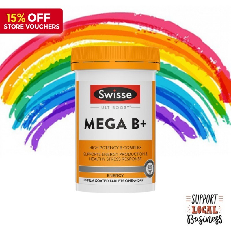 [Crazy Sale] Swisse Ultiboost Mega B+ 60 tabs | Shopee Singapore