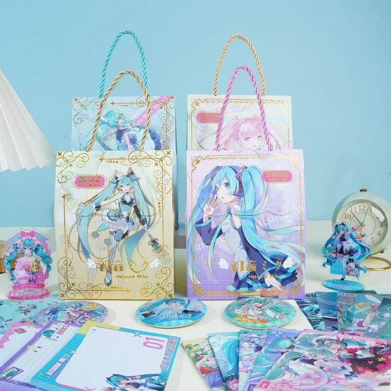 2025 Hatsune Miku Anime Stationery Lucky Gift Bag Random Colour Cartoon ...