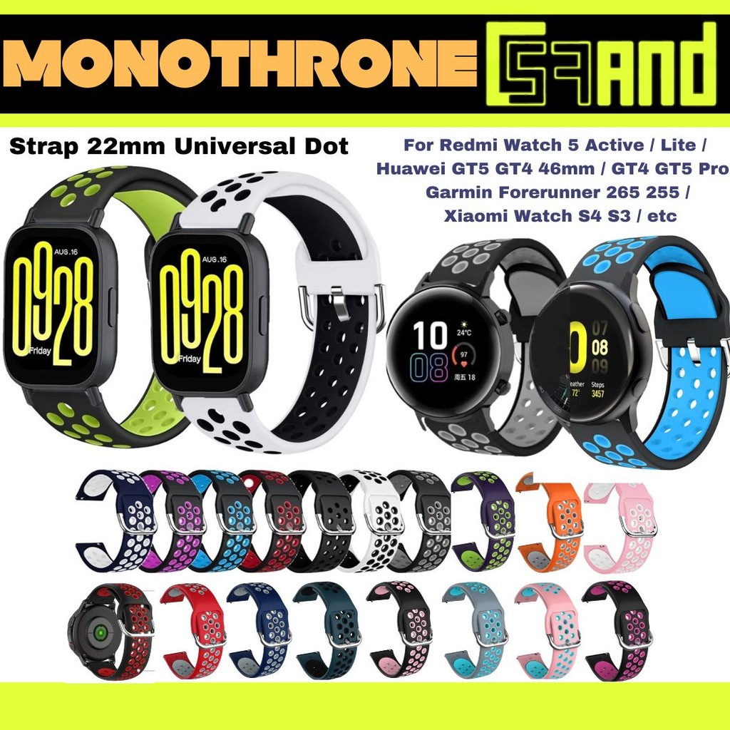 Strap 22mm Watch Universal Redmi Watch 5 Active Huawei GT5 GT4 Xiaomi ...