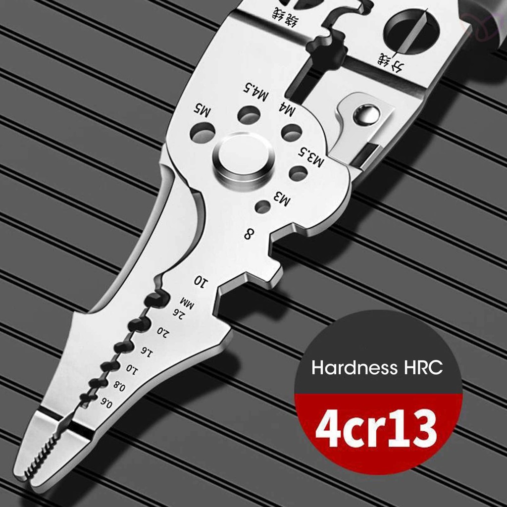 RF Crimper Cable Cutter Adjustable Automatic Wire Stripper ...