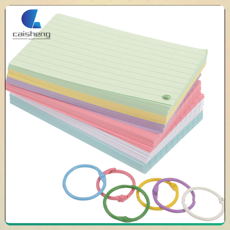 📎 Assorted Color Rectangular Note Cards Set 1 for Study and Memo ...