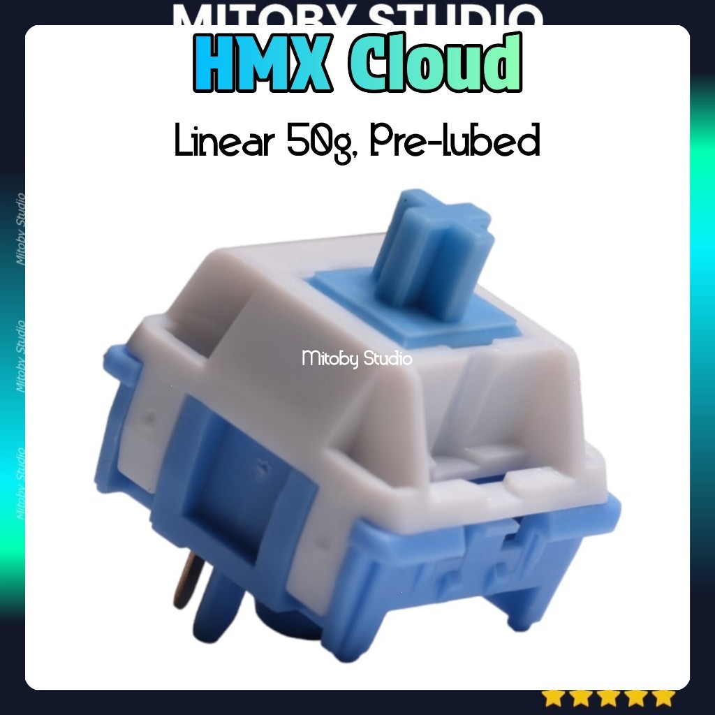 HMX Cloud Linear Switch hmx prelube 5 pin Mitoby Studio Mechanical ...