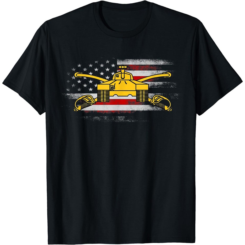 Us Army Armor Branch Insignia Military Tank Veteran Tanker T-Shirt ...