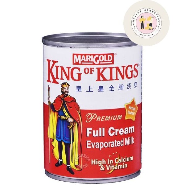 Marigold Evaporated Milk King Of Kings Full Cream 395gx48 | Shopee ...