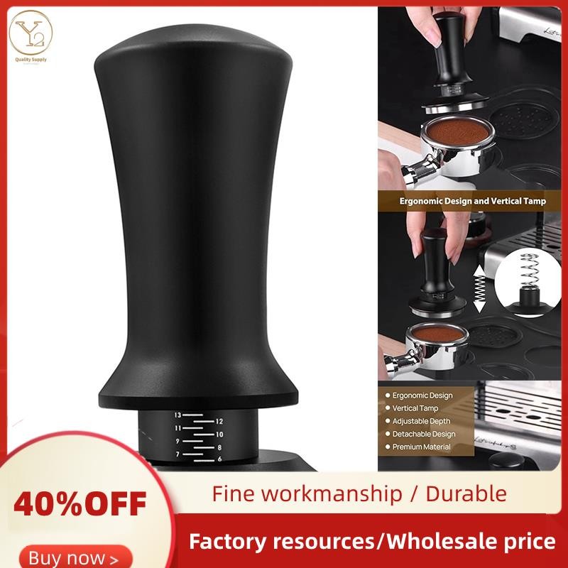 Espresso Tamper,Coffee Tamper for Espresso Machine,Depth-Adjustable ...