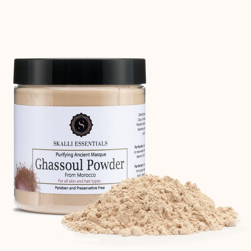 Moroccan Ghassoul Clay Powder | Ancient Skin Detox Mask | Shopee Singapore
