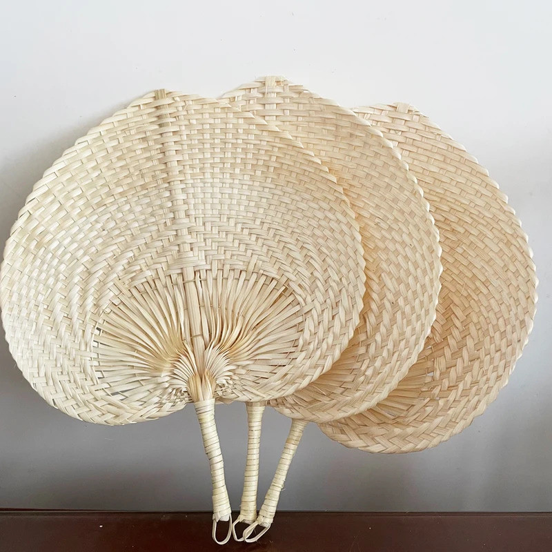 10/20pcs Wedding Decor Fans Bamboo Raffia Hand Fans for Guest Hand ...