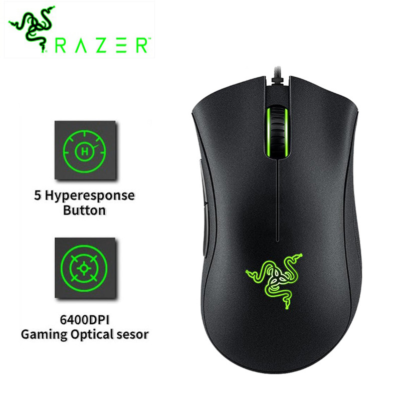 Razer DeathAdder Essential Wired Gaming Mouse | Shopee Singapore