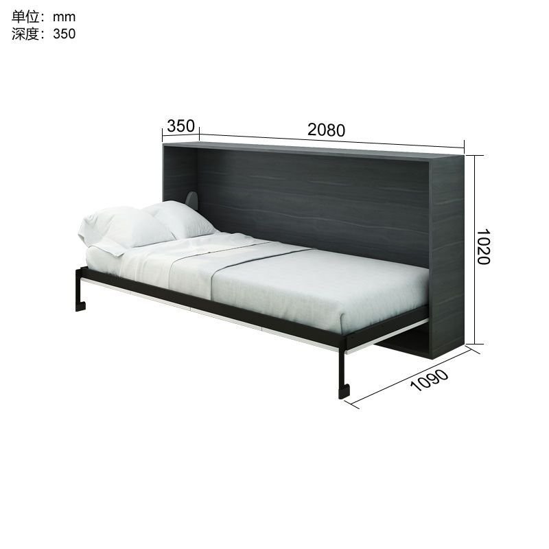 Invisible Bed Vertical Flip Bed Multi-Functional Wall Bed Wardrobe ...