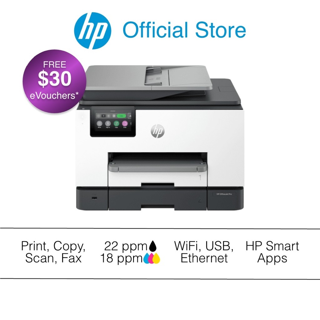 HP OfficeJet Pro 9130e All-in-One Printer / Print, Copy, Scan, Fax ...