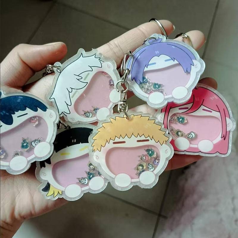 6 Styles Blue Lock Anime Shake Keychains Cute Bachira Meguru Isagi ...