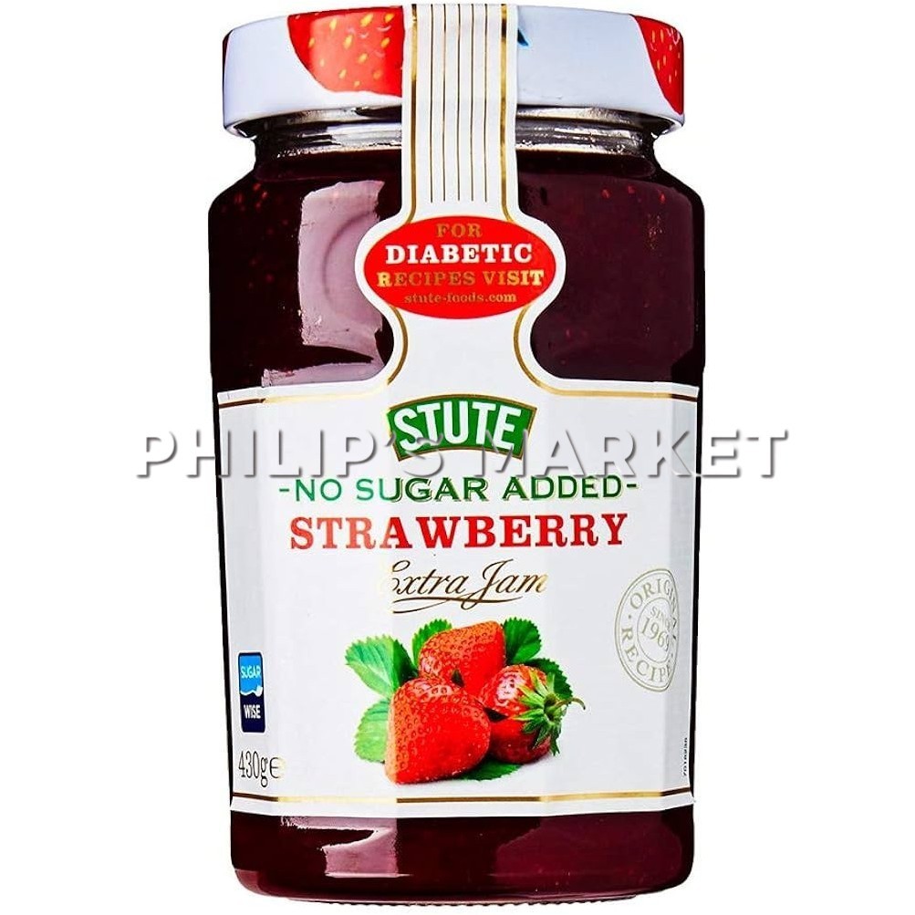 Stute No Sugar Added Strawberry Extra Jam 430g | Shopee Singapore