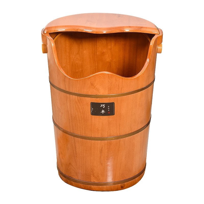 Oak Foot Bath Barrel Wooden Foot Barrel over-Knee Fumigation Heating ...