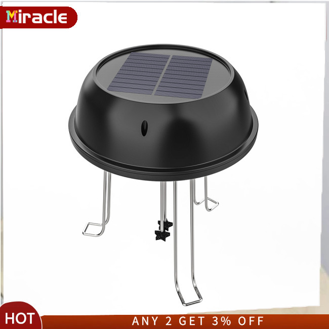 MIRACLE Solar Water Wiggler Water Agitator For Bird Baths Water Wiggler ...