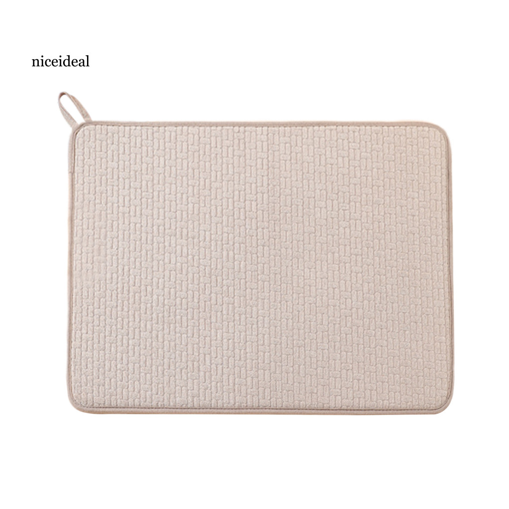 [Nice] Countertop Protector Mat Absorbent Dish Drying Mat Microfiber ...