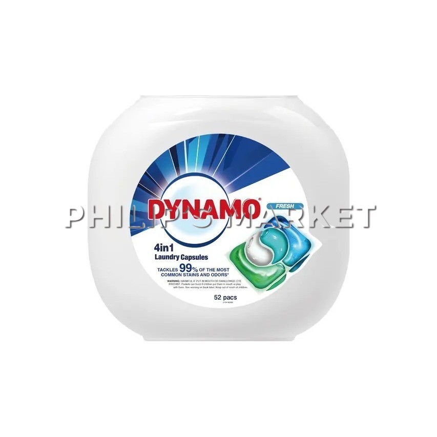 Dynamo 4in1 Laundry Capsules (Fresh) 52 Pods | Shopee Singapore