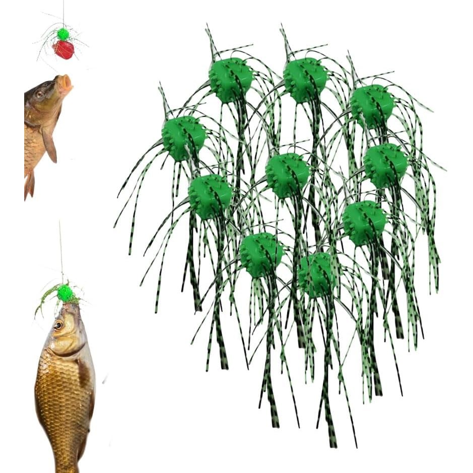 10PCS Fishing Lure Kit, 2025 New Dice Shaped Soft Fishing Bait PVC Lure ...